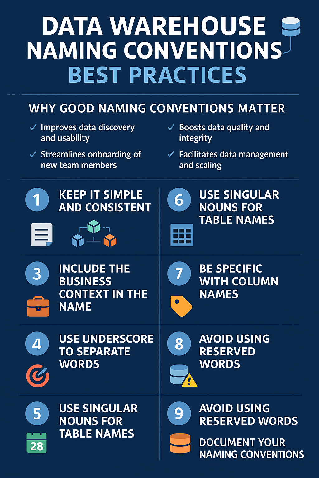 Data Warehouse Naming Conventions Best Practices for SAP